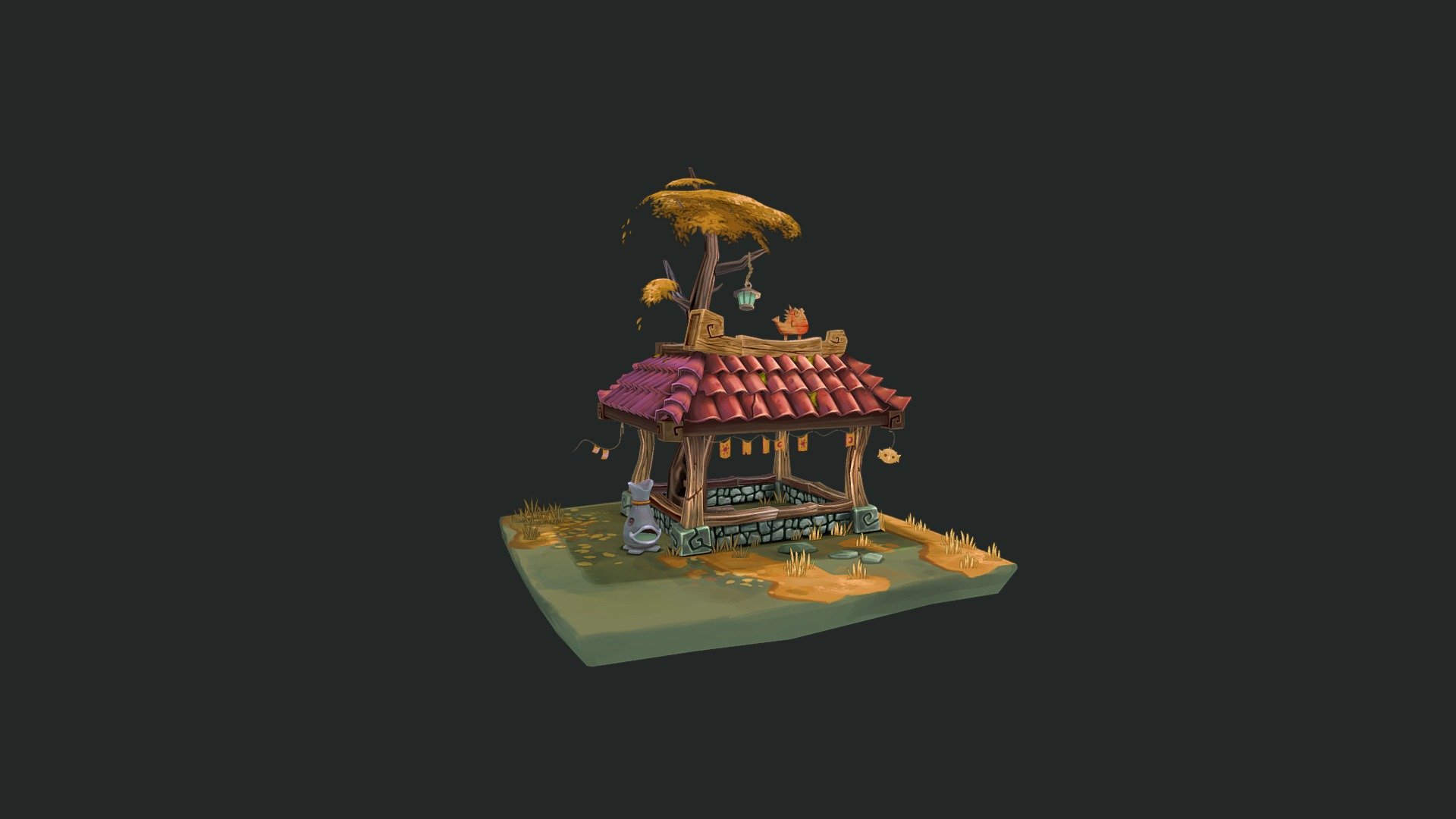 Fish Shrine - 3D model by krkosik [9158d7f] - Sketchfab