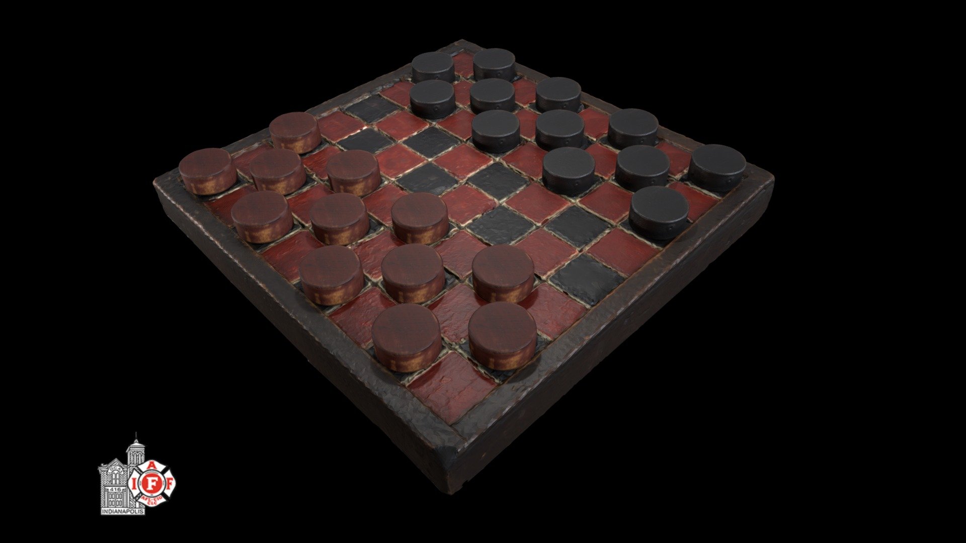 Game of Checkers - Download Free 3D model by Dockive [9159441] - Sketchfab