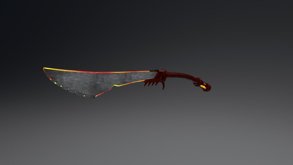 Magma Sword - 3D model by cristobalart [9159c90] - Sketchfab