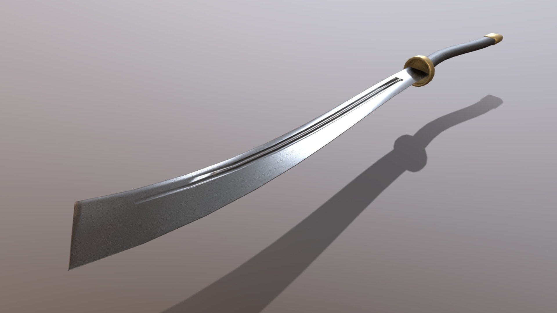 Curved Dao - 3D model by rowanhopkins98 [915b406] - Sketchfab