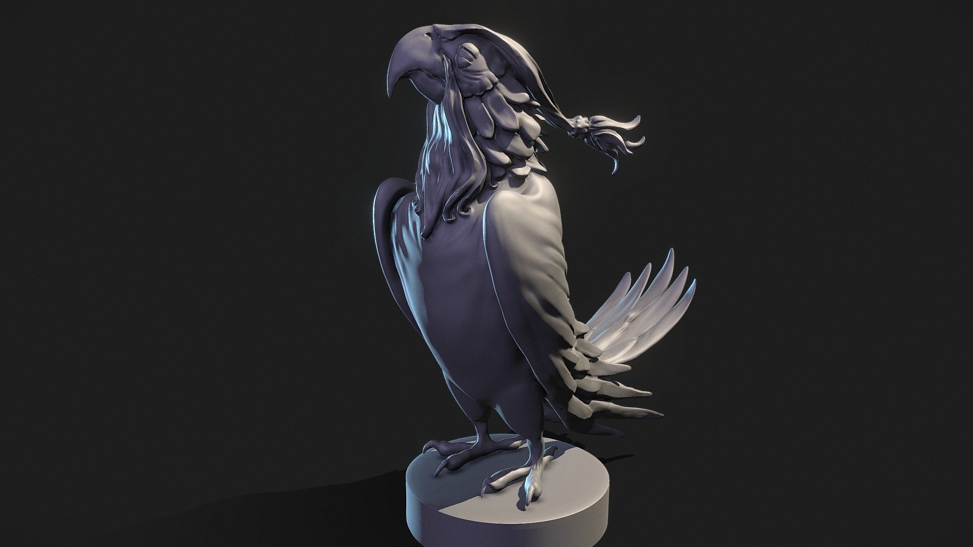 Parrot-Sculpt 3d Print - 3D model by Faouzi Hamida "FaZ" (@sensokan ...