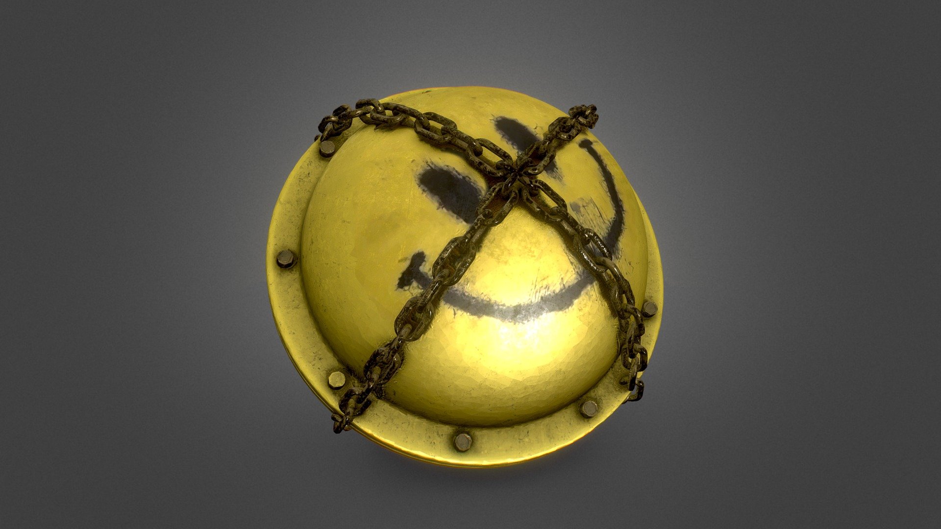 Sphere Marmok'a Fallout post-apocalypse Old ball - 3D model by Moodly ...