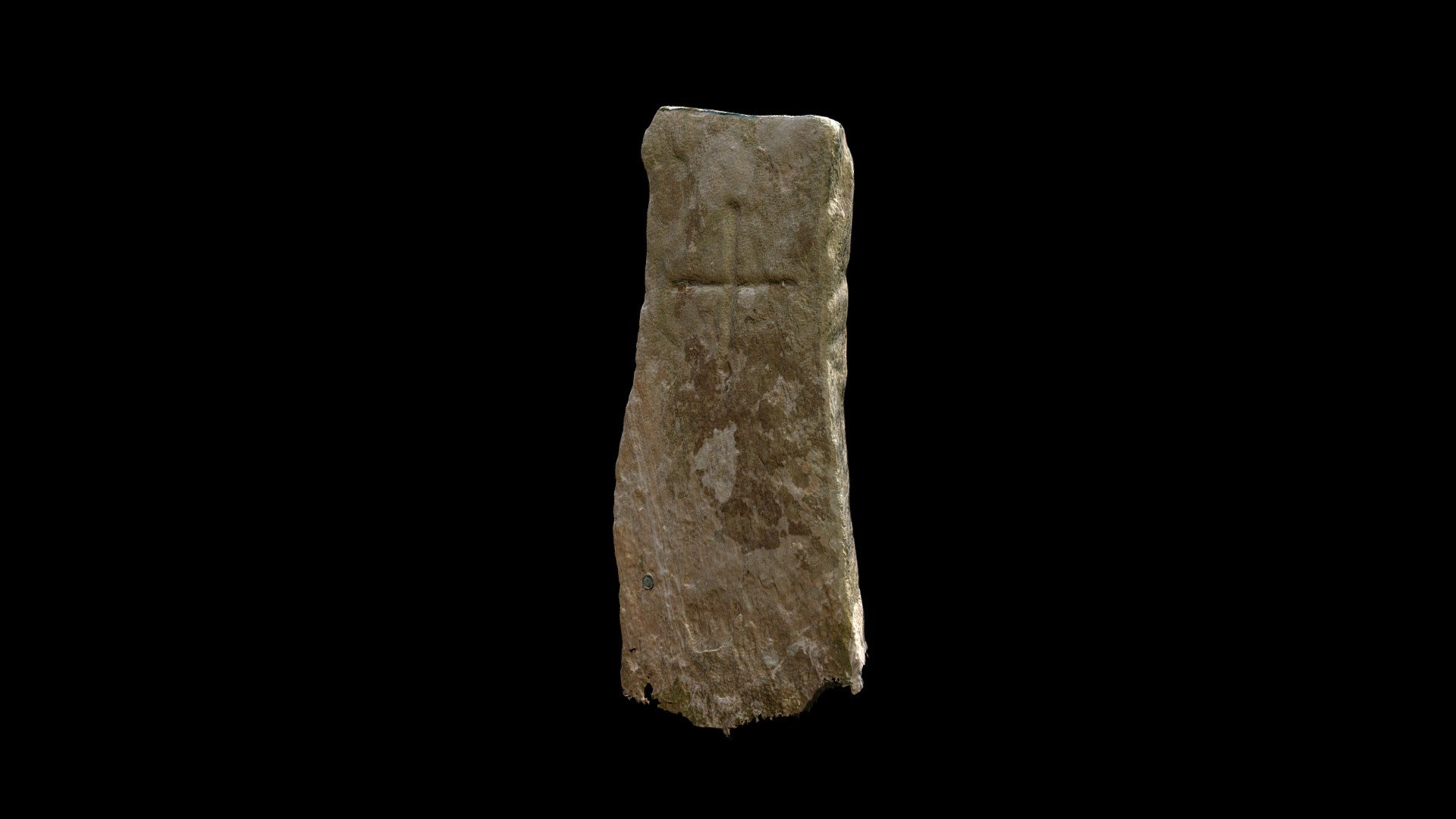 St Patrick's Chair Cross Slab (Manx Cross 6) - 3D model by ...