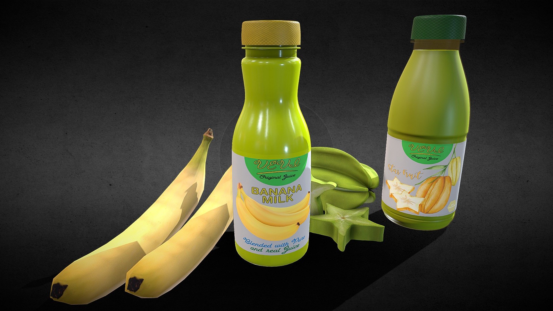 Juice Packaging - Buy Royalty Free 3D model by Tauffiq Abdllah ...