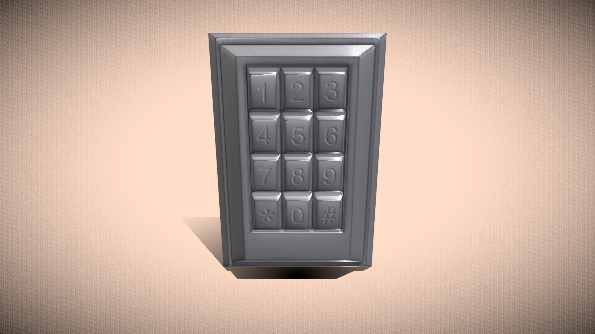 Keypad - Download Free 3D model by Anom Purple Modelling (@Anom404 ...