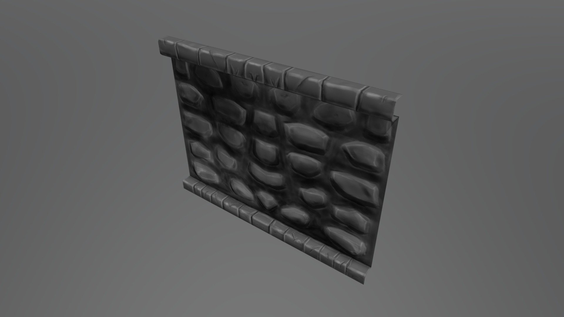 Wall low poly - Download Free 3D model by C. Anastasiadis (@bagatir ...