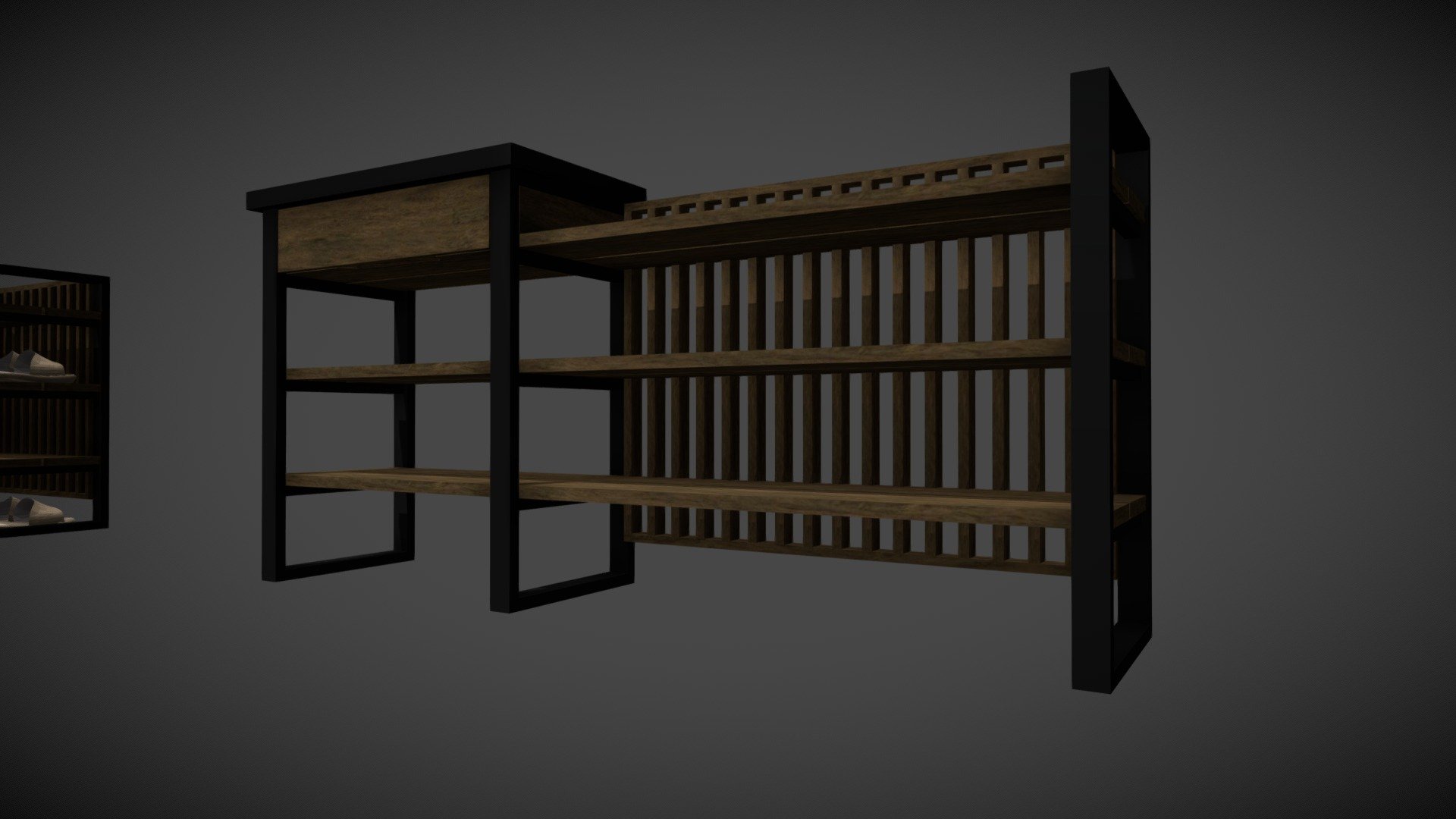 Shoe Rack Design - 3D model by Pavan (@pavankrsnadas) [916379d] - Sketchfab