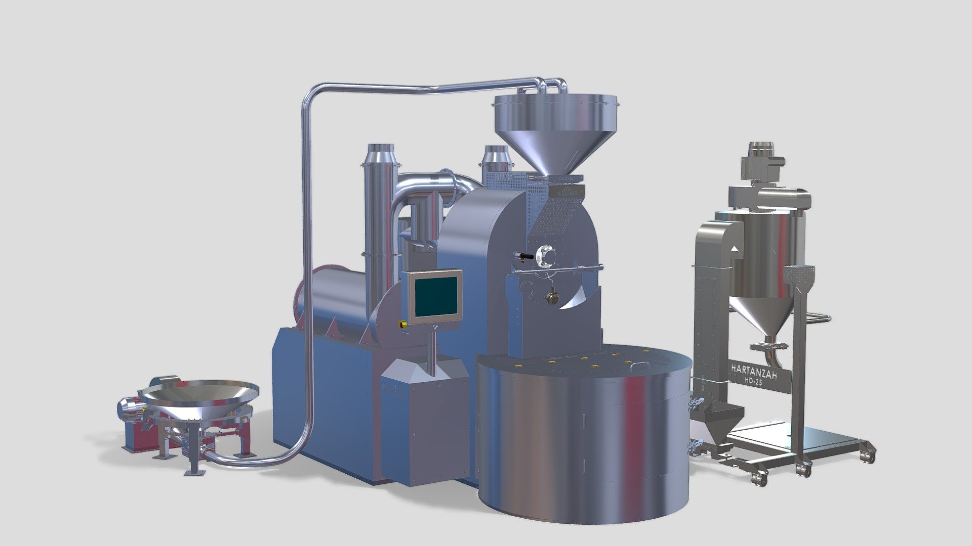 Hartanzah 25 Kg Coffee Roasters - 3D model by Hartanzah [916699a ...