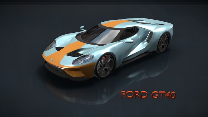Gt40 3D models - Sketchfab