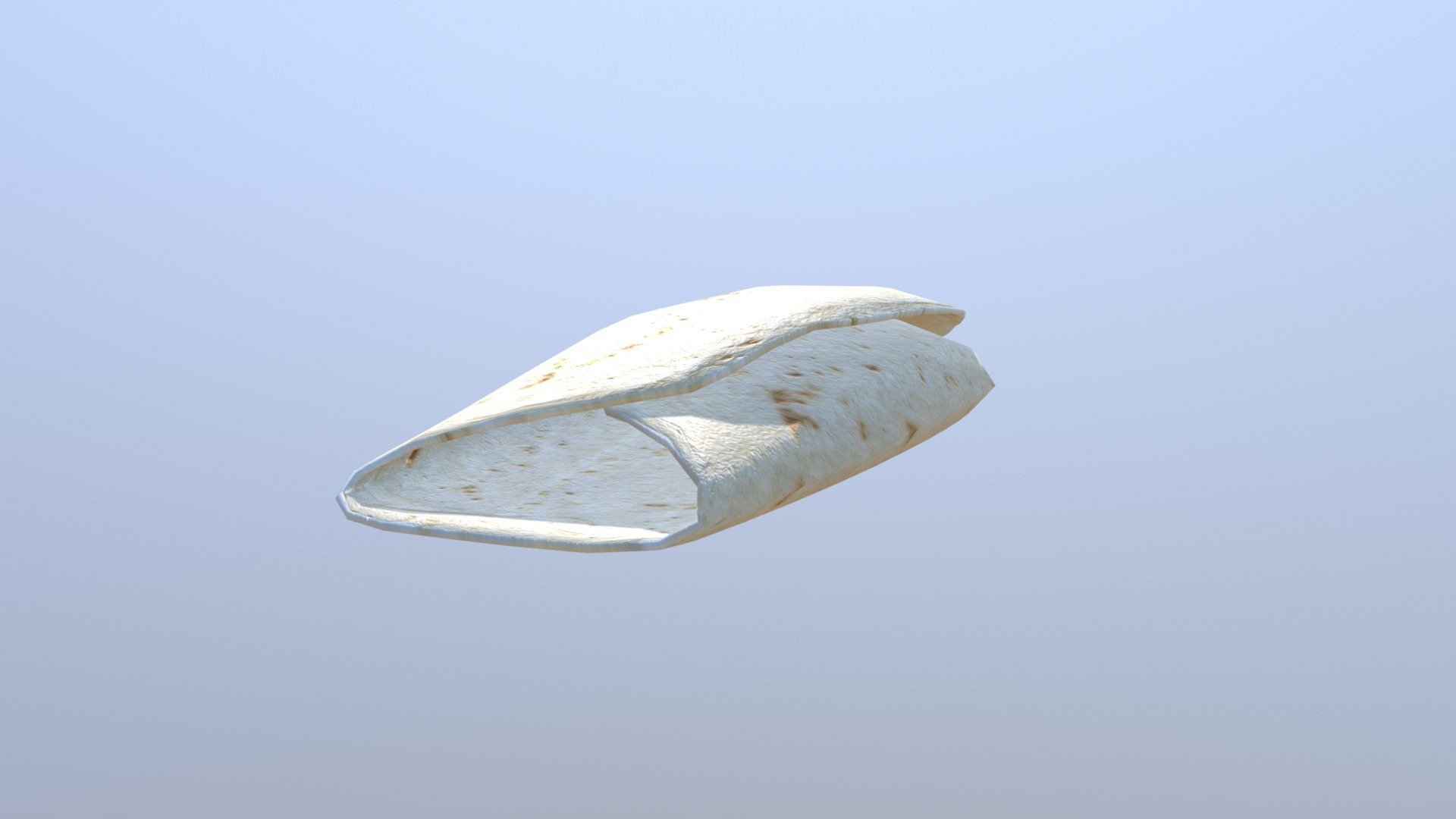 Empty Burrito Tortilla - Download Free 3D model by TiimB [916bcc6 ...