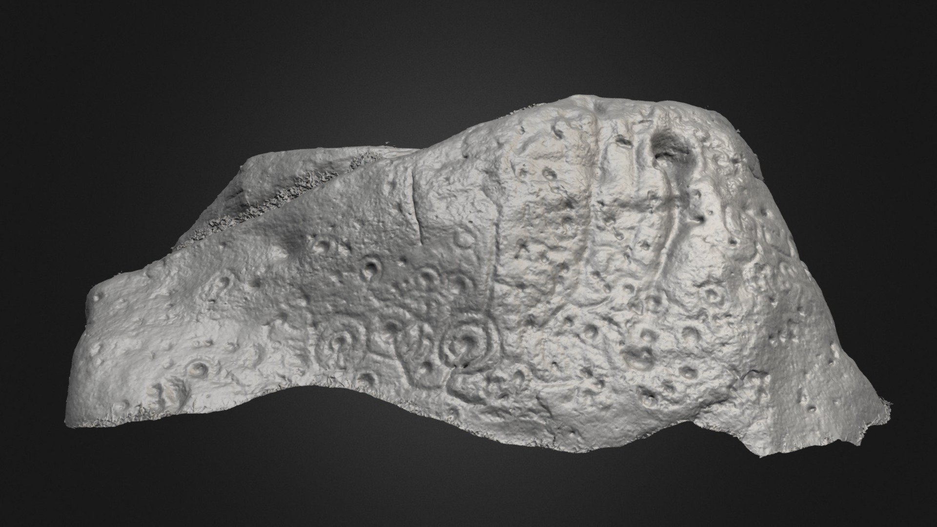 Badger Stone (Ilkley, Yorkshire) - 3D model by Joana Valdez-Tullett ...