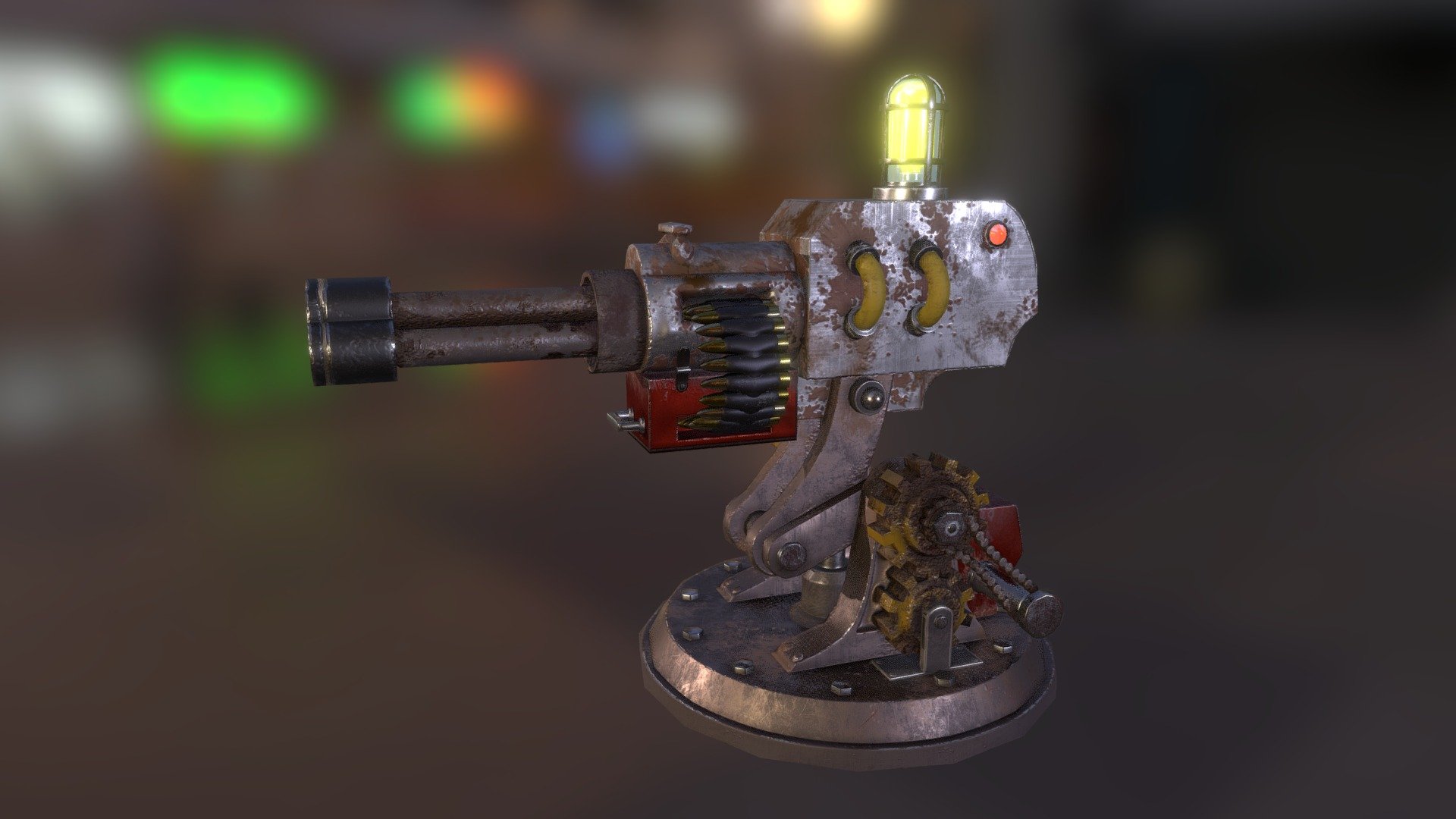 Turret - 3D model by Jenna (@jennad) [916c859] - Sketchfab