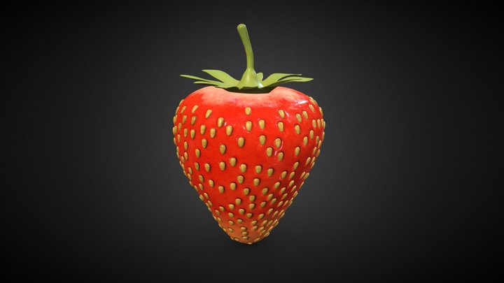 Strawberries 3D models - Sketchfab