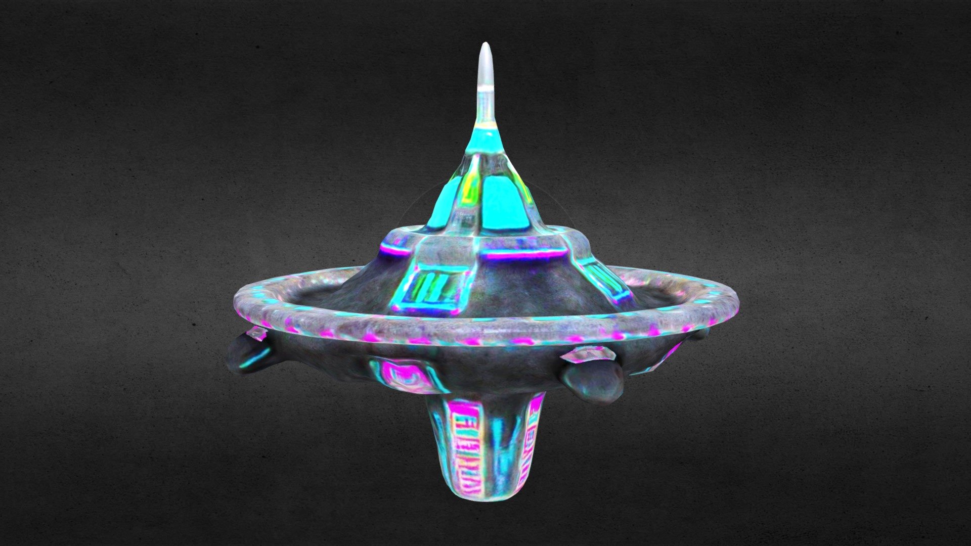 Neon Spaceship - Buy Royalty Free 3D model by GAM3D (@gam3d.engine ...