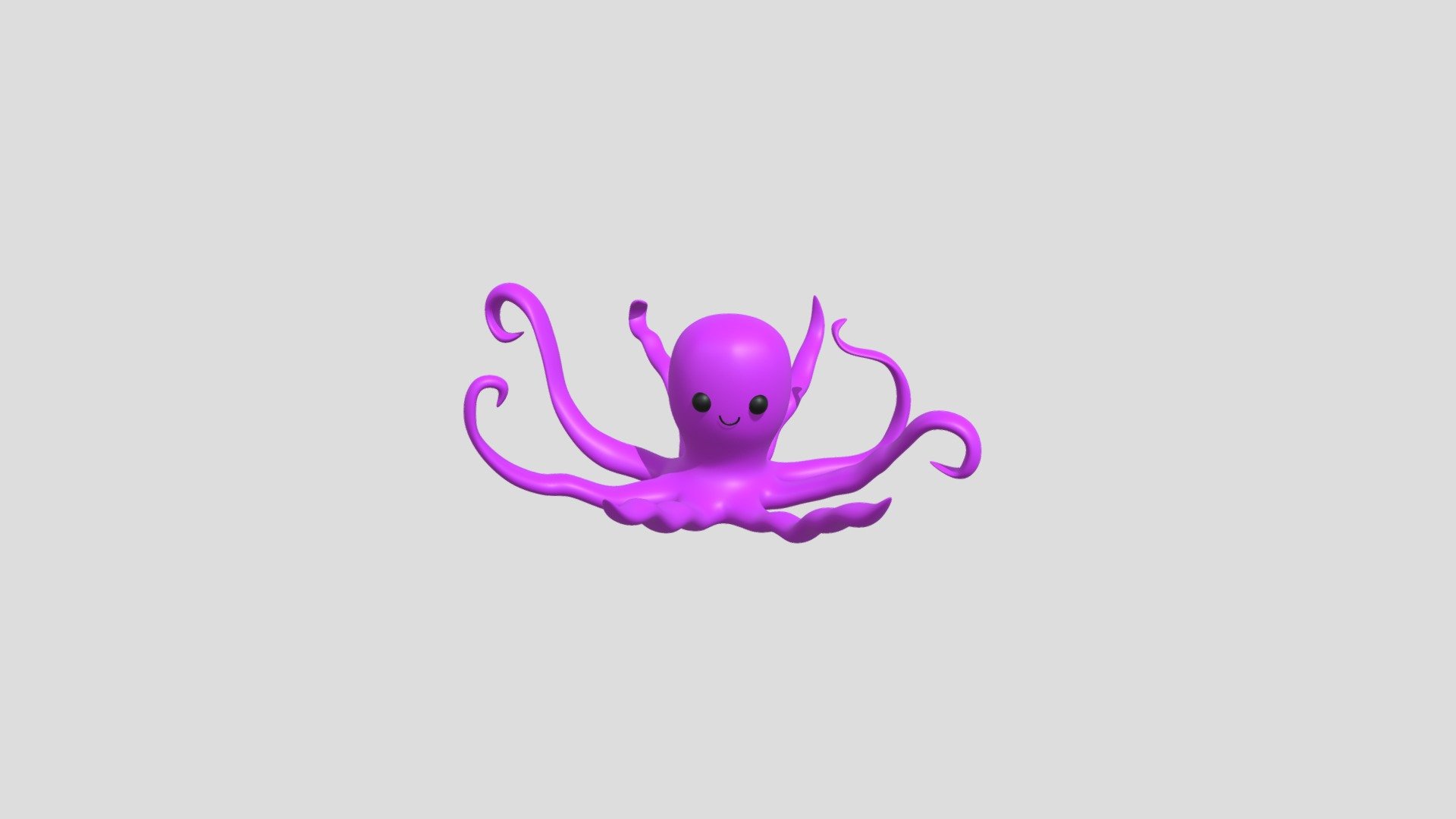 Octopus - 3D model by Paola Lozano (@22lozano5844) [91708fe] - Sketchfab
