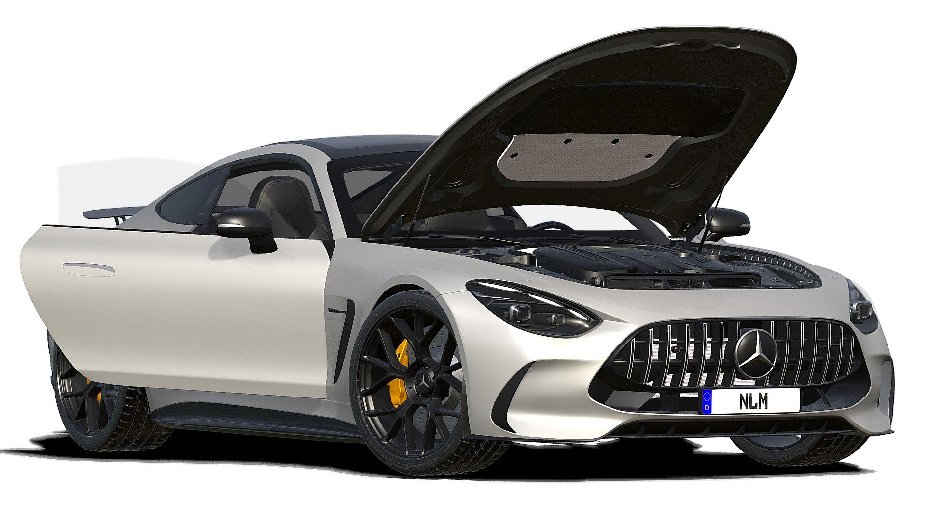 Mercedes-Benz AMG GT Coupe 2024 - Buy Royalty Free 3D model by NLM ...