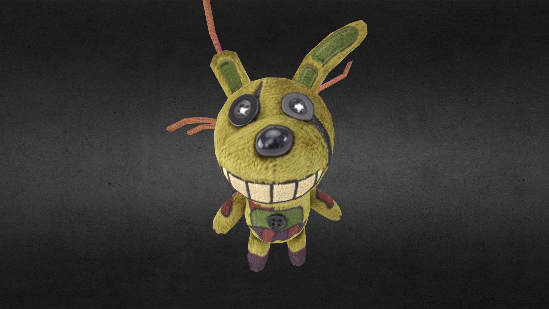 SpringTrap Plush Keychain | FNAF - Download Free 3D model by BL4M3 ...