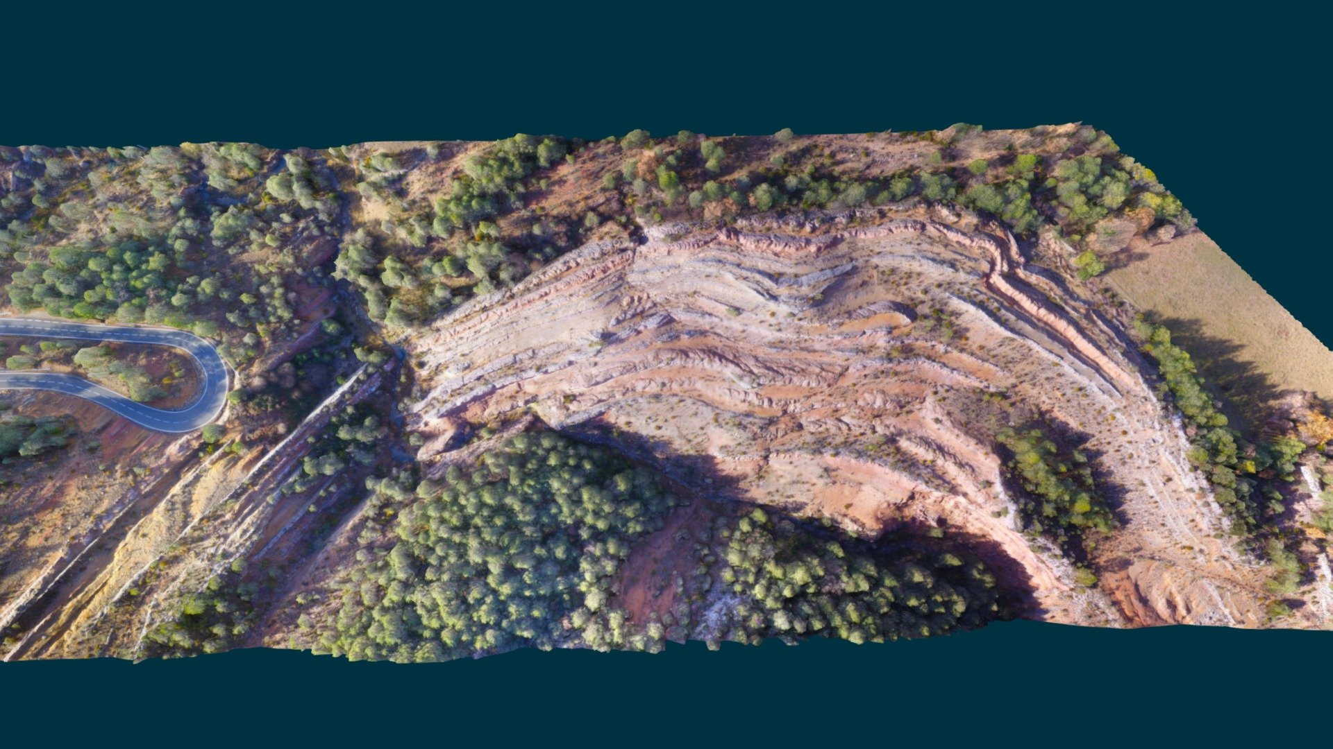 Geologia. Anticlinal - 3D model by Jaume Balagué (@terradron.cat ...