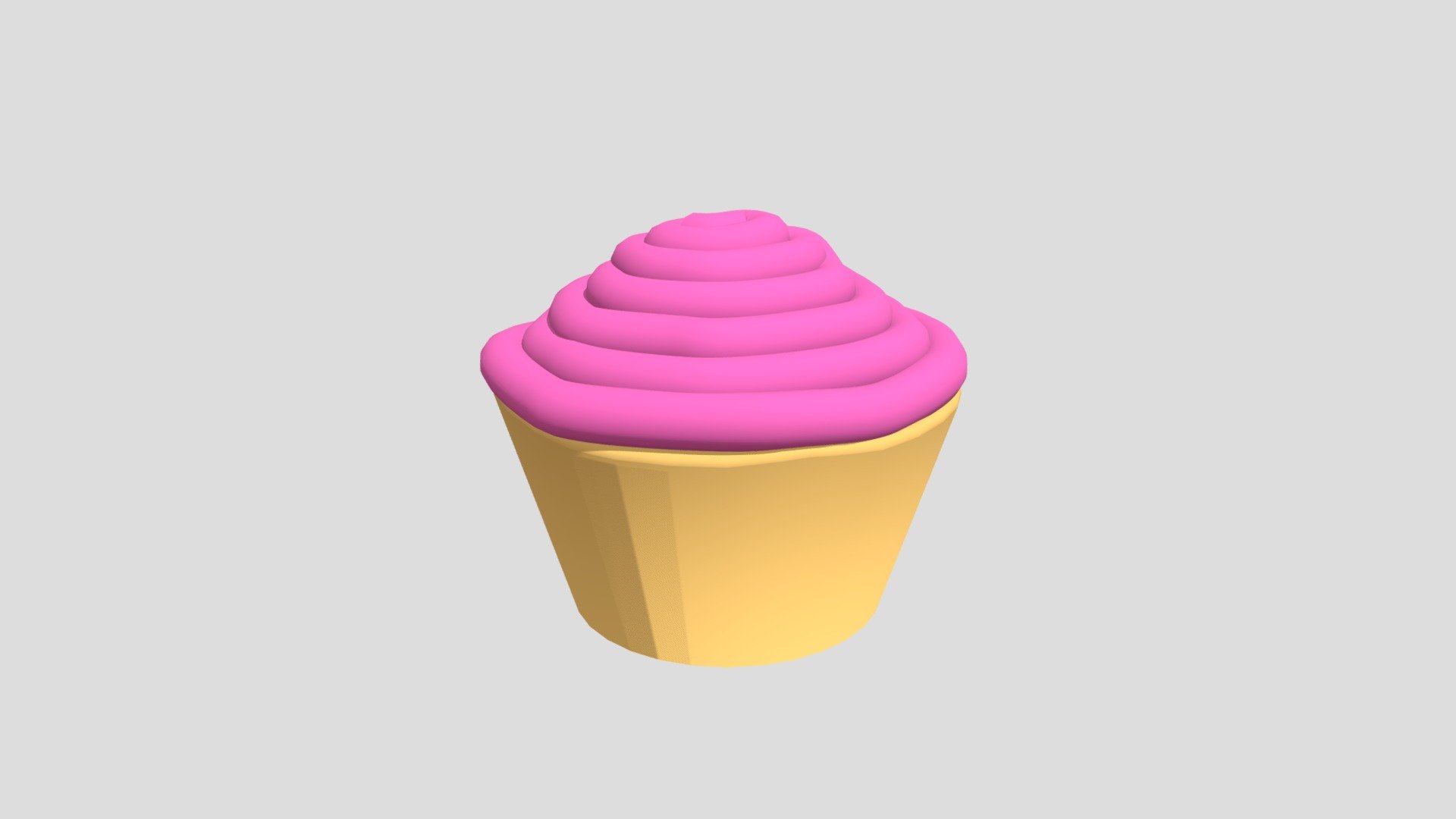 Cupcake - 3D model by maxkenny2003 [9175757] - Sketchfab