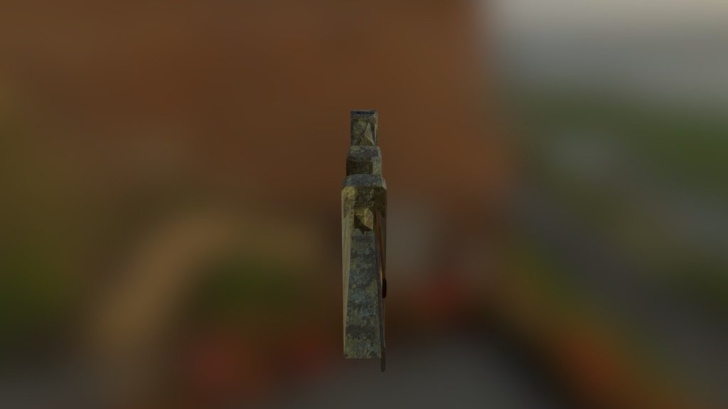 Railing_Destroyed - 3D model by hermanv [9177884] - Sketchfab