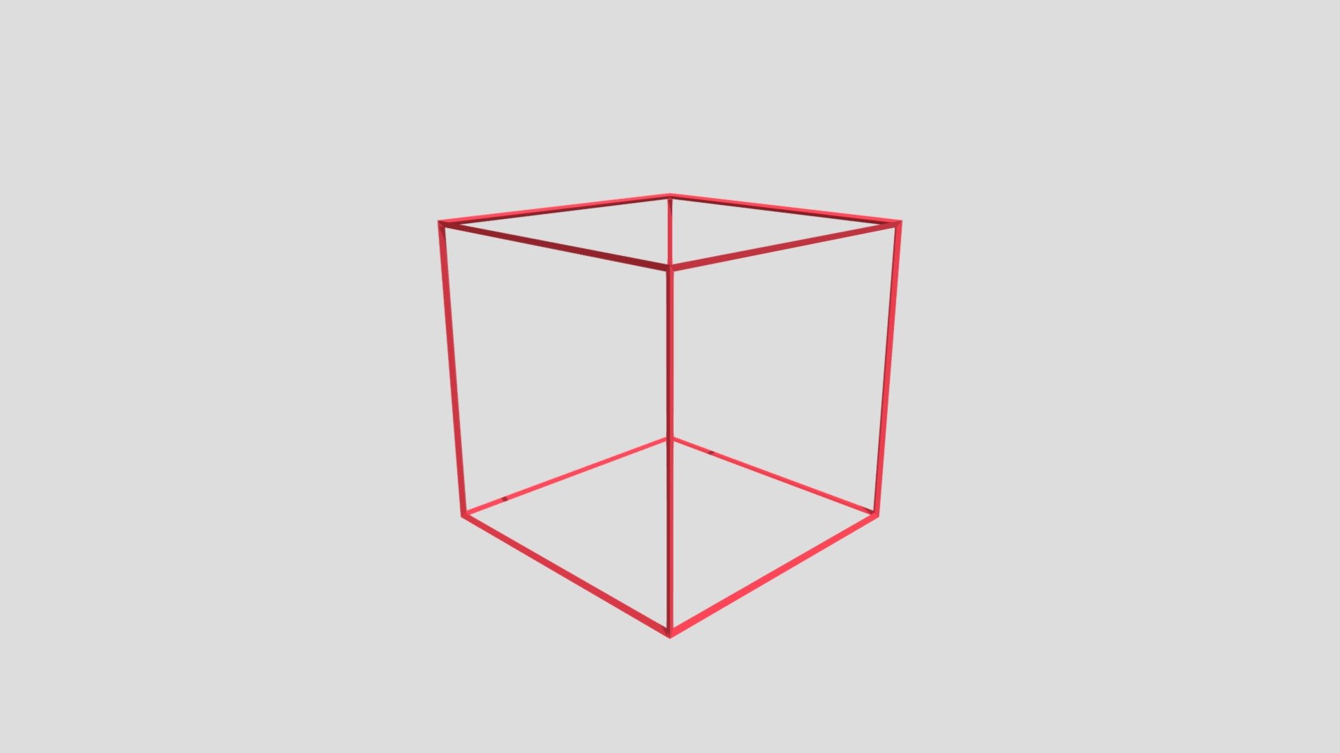 3D Geometry - Cube Edges - 3D model by dsaint1 [9177db9] - Sketchfab