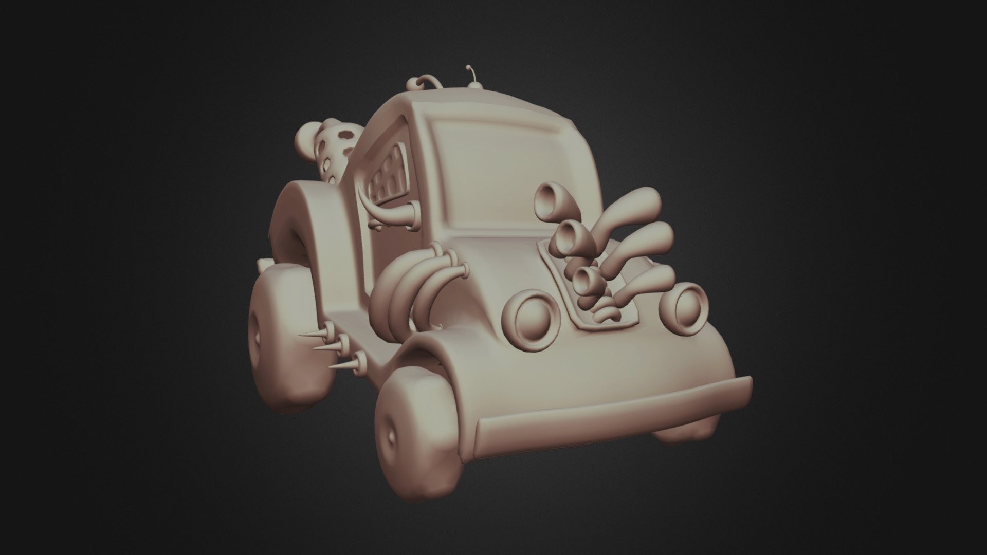 Cartoon Car - 3D model by maga221122 [9178403] - Sketchfab