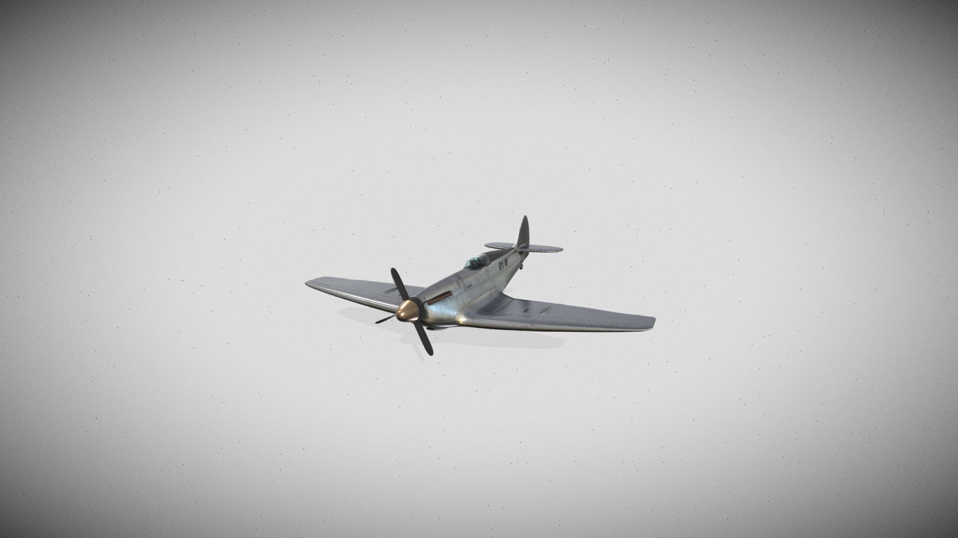 Spitfire - 3D model by nicolascelen [91792a3] - Sketchfab