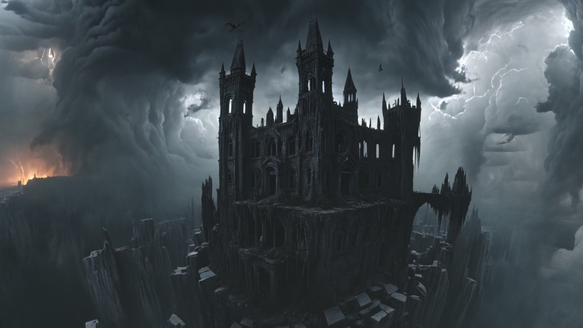 HDRI Sinister Nightscape Panorama E - Buy Royalty Free 3D model by ...