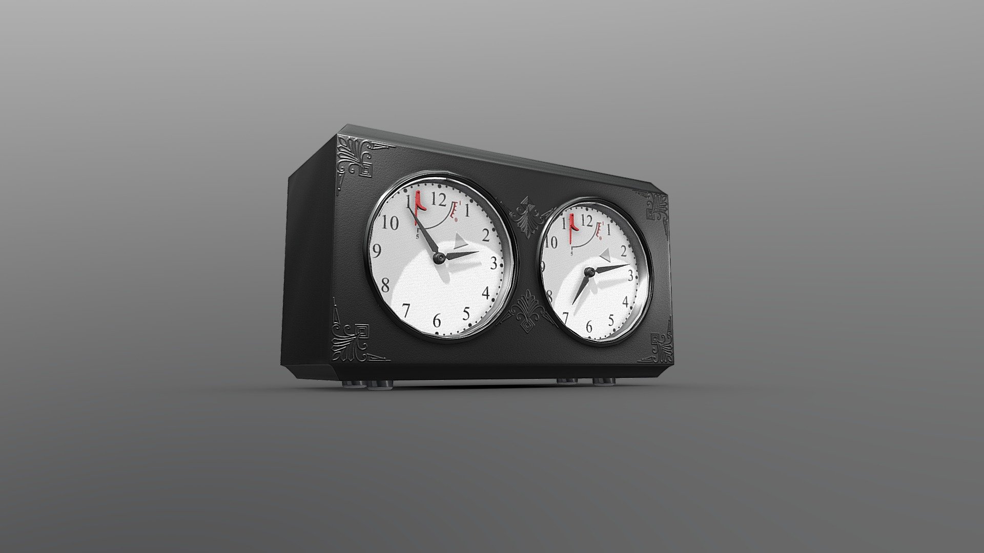 Chess clock v2 - 3D model by Snji (@SNJ.) [917af89] - Sketchfab