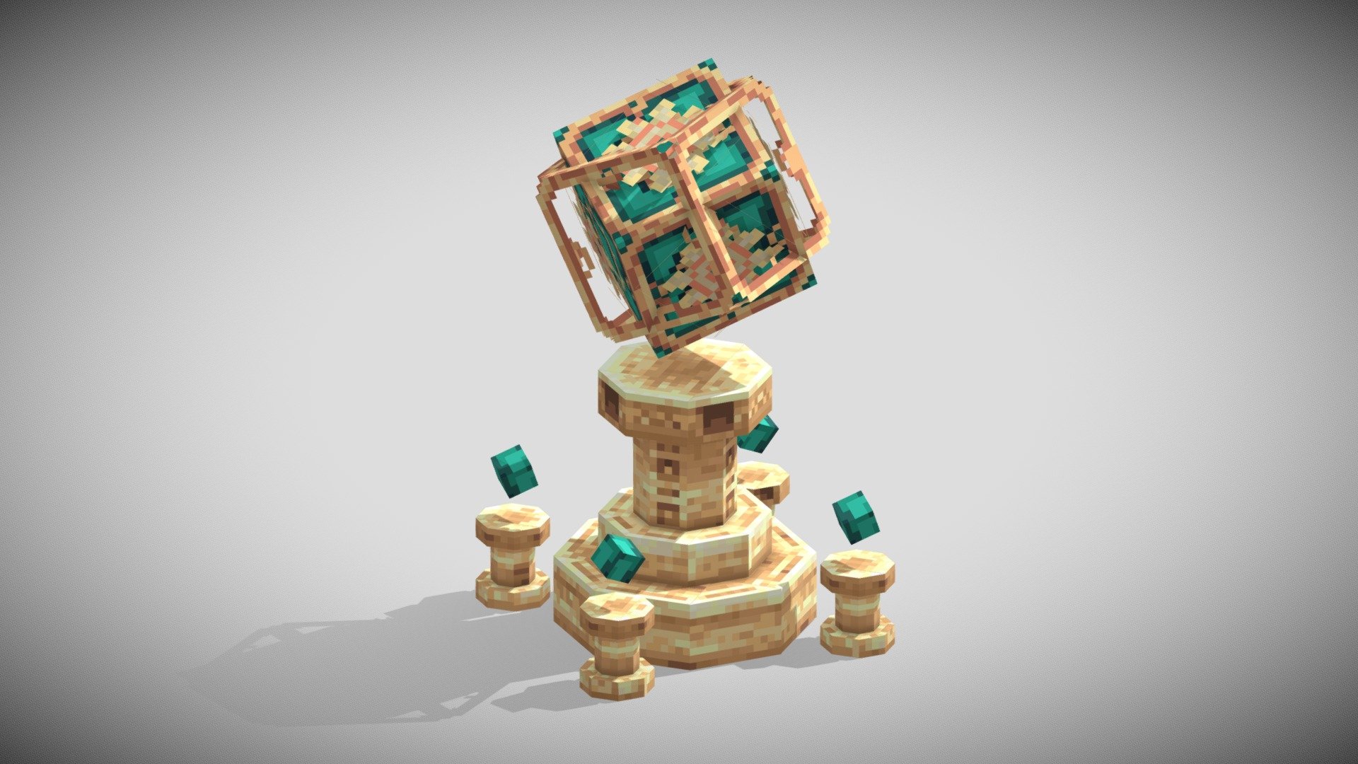 Gem Pedestal - 3D model by seancreatif1 [917d12a] - Sketchfab