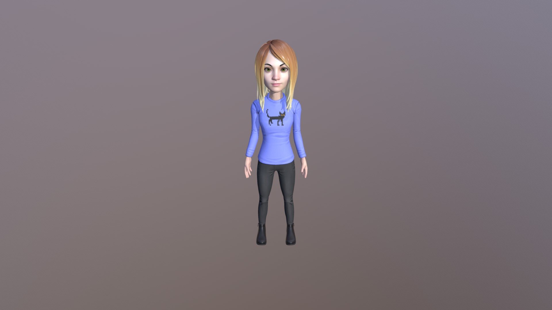Wolf3D stylized avatar - 3D model by Wolf3D (@wolfprint3d) [917da54 ...