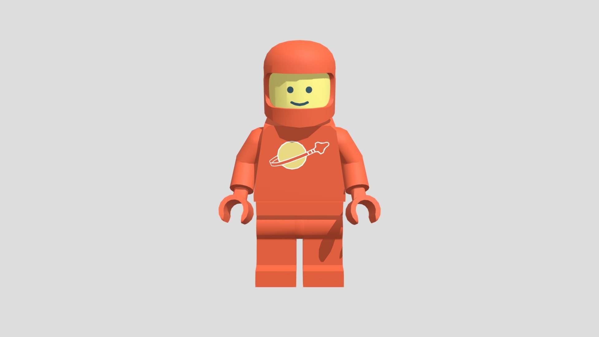 Classic Red Spaceman - 3D model by paulfurness629 [917dbe4] - Sketchfab