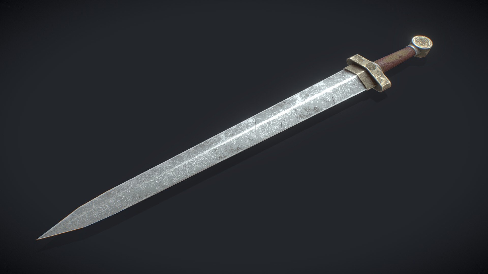 Barbarian Sword - 3D model by Sir Erdees (@sirerdees) [91820ad] - Sketchfab