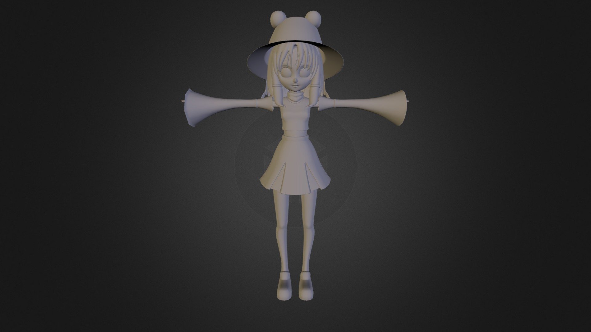 Suwako moriya - 3D model by Eriusu (@ruizu) [9182554] - Sketchfab