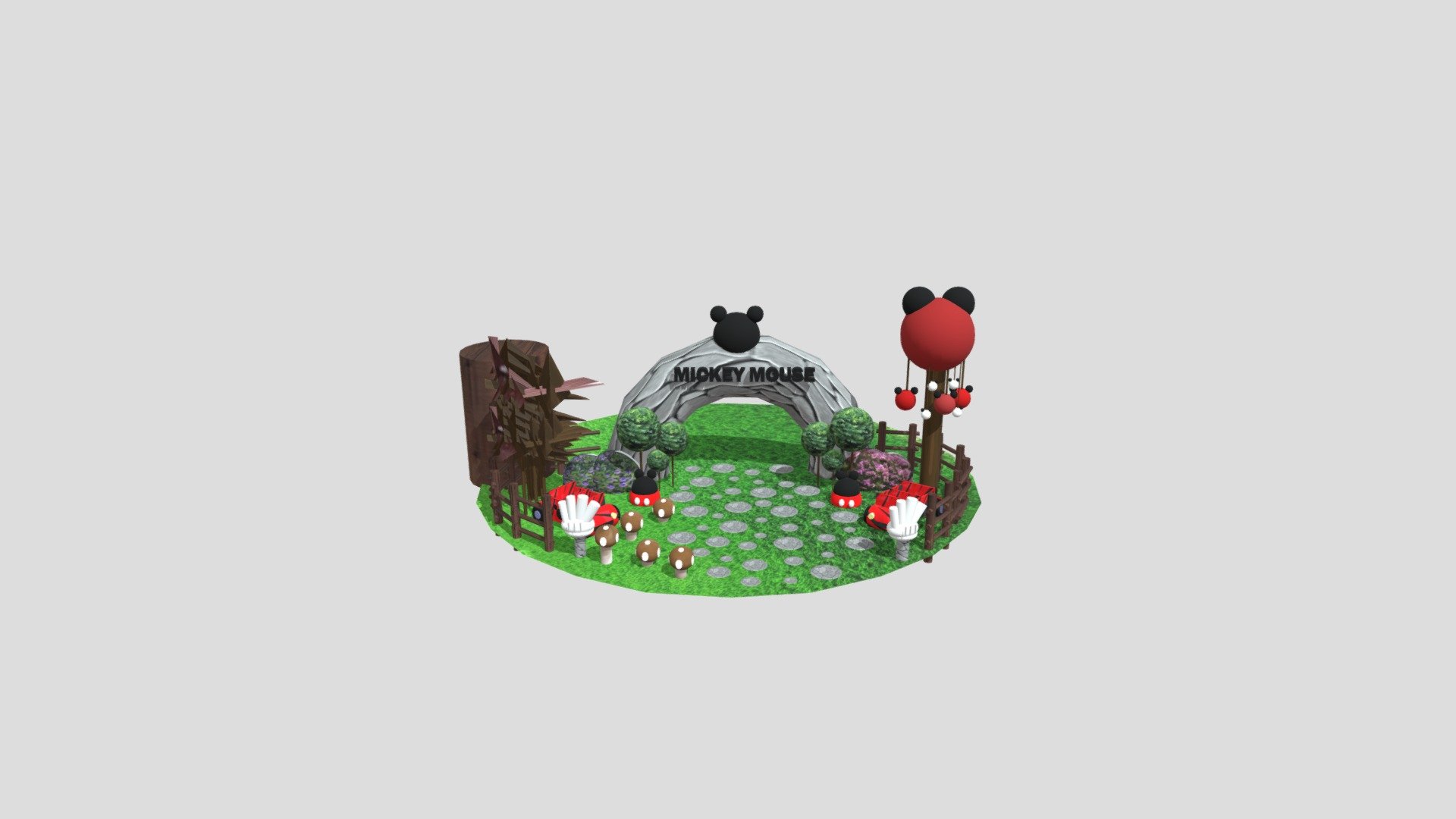 micky_mouse - 3D model by shatha (@leo584503) [9182be6] - Sketchfab