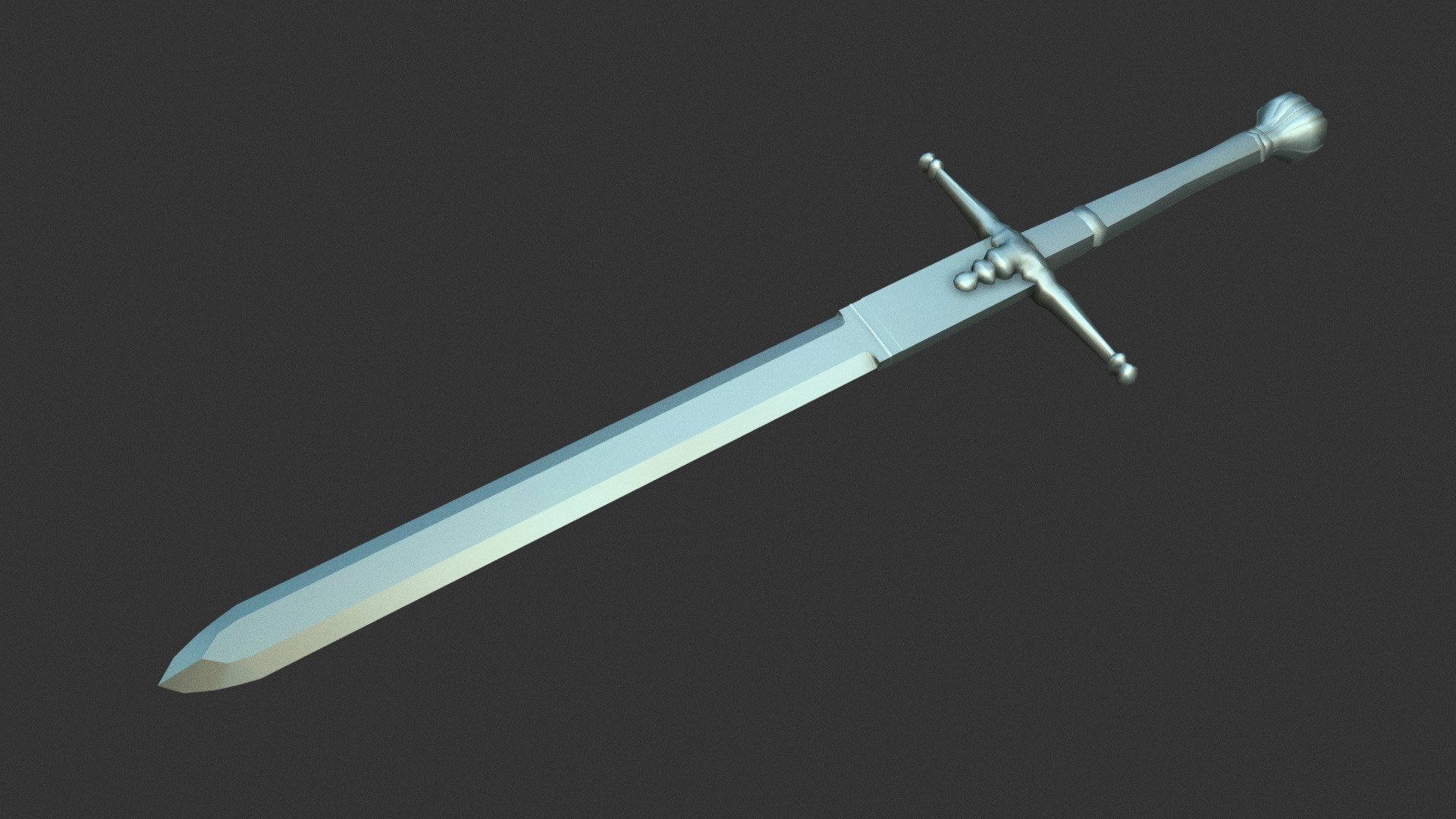 Claymore - Game asset - 3D model by ArtByBradley [9185261] - Sketchfab