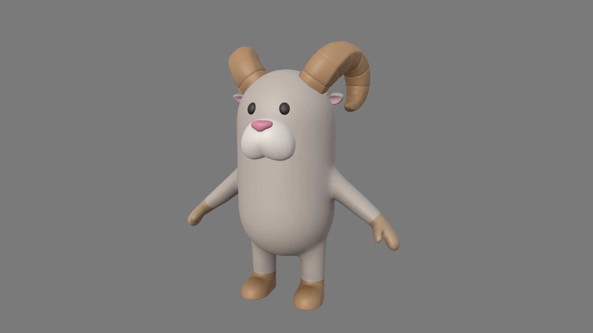 Ram Character - Buy Royalty Free 3D model by bariacg [9185eef ...
