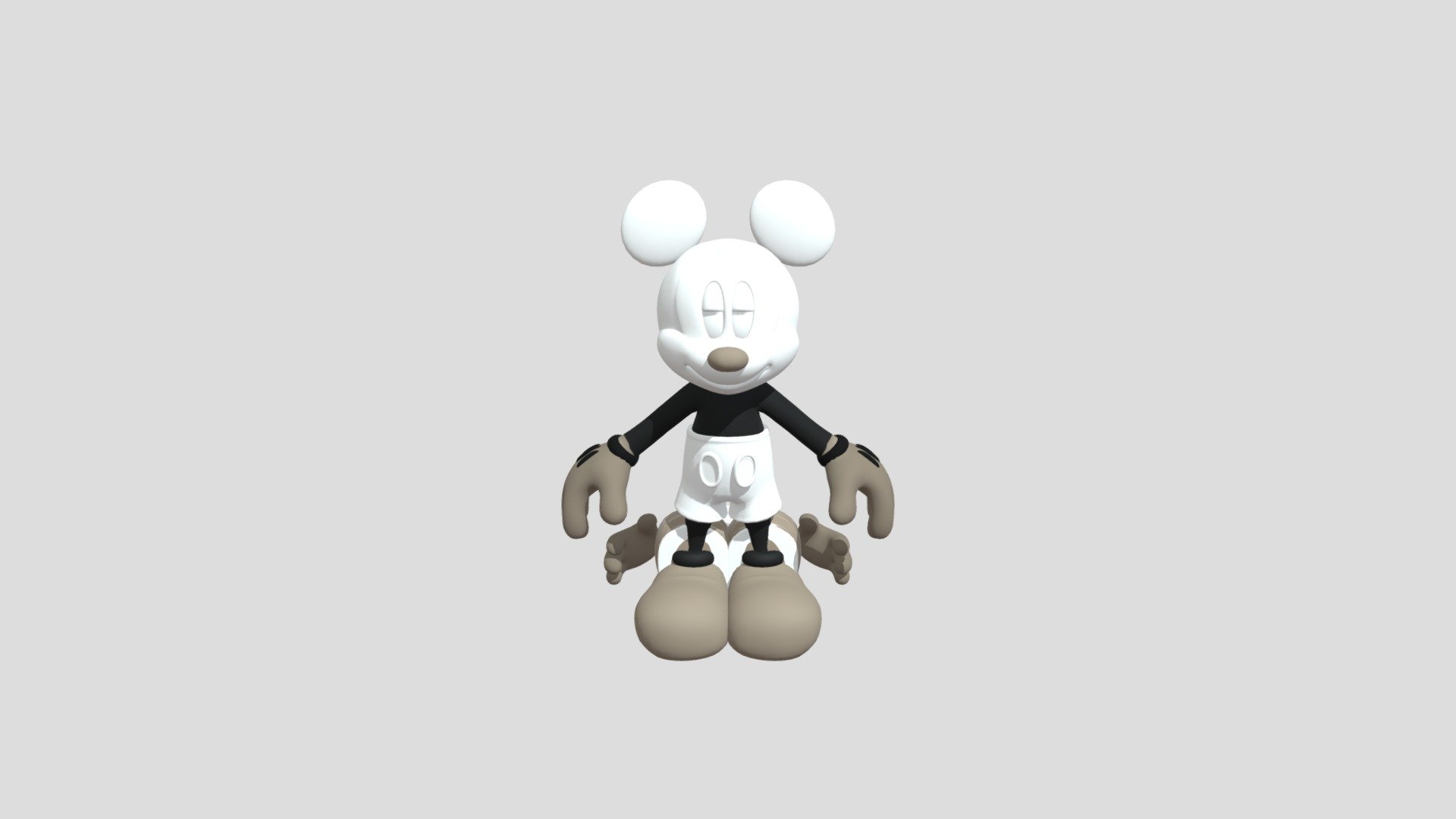 Mickey Mouse - Download Free 3D model by cliffordvsthomas2 [9186cea ...