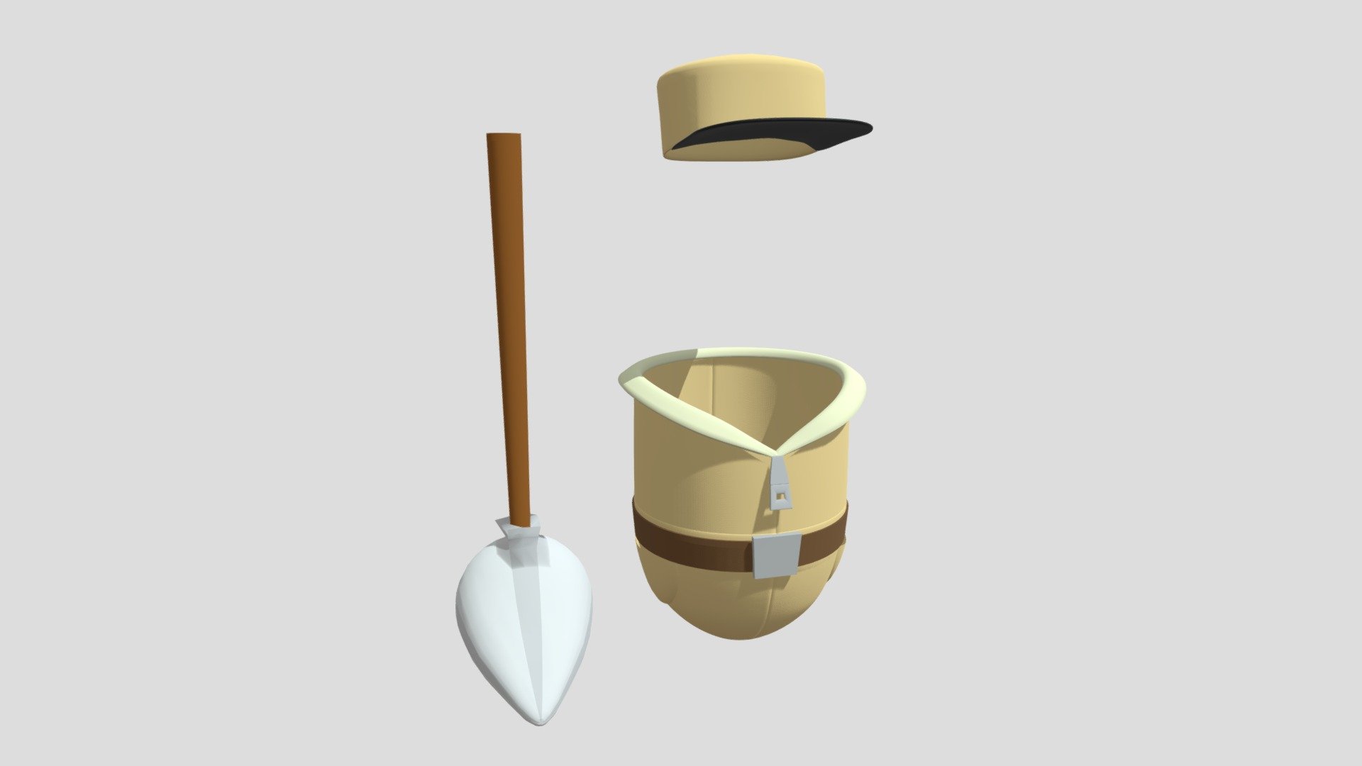 Janitor Larry Outfit (and Mop) - Download Free 3D model by 321Blender ...