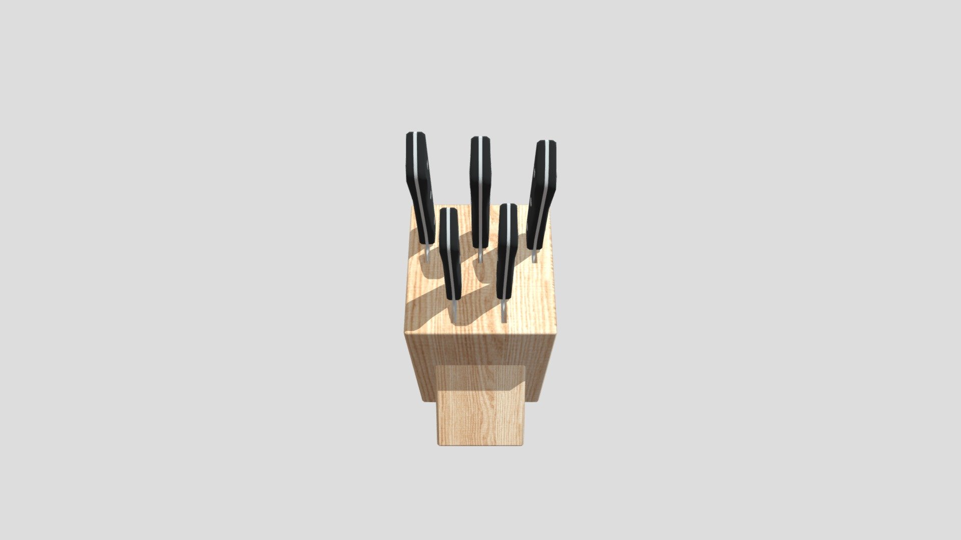 Knife stand - Download Free 3D model by 1-3D.com [9187be2] - Sketchfab