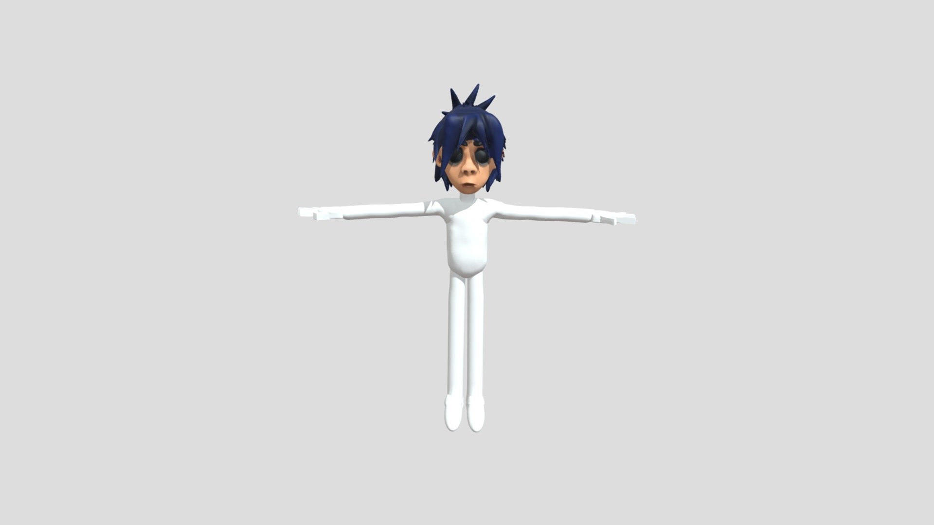 2D gorillaz - 3D model by Lily p (@Lilyprieto) [91886de] - Sketchfab