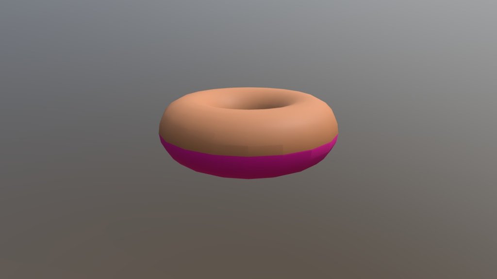 Donut - 3D model by Sondre Dahlen (@SondreDahlen) [9188ce7] - Sketchfab