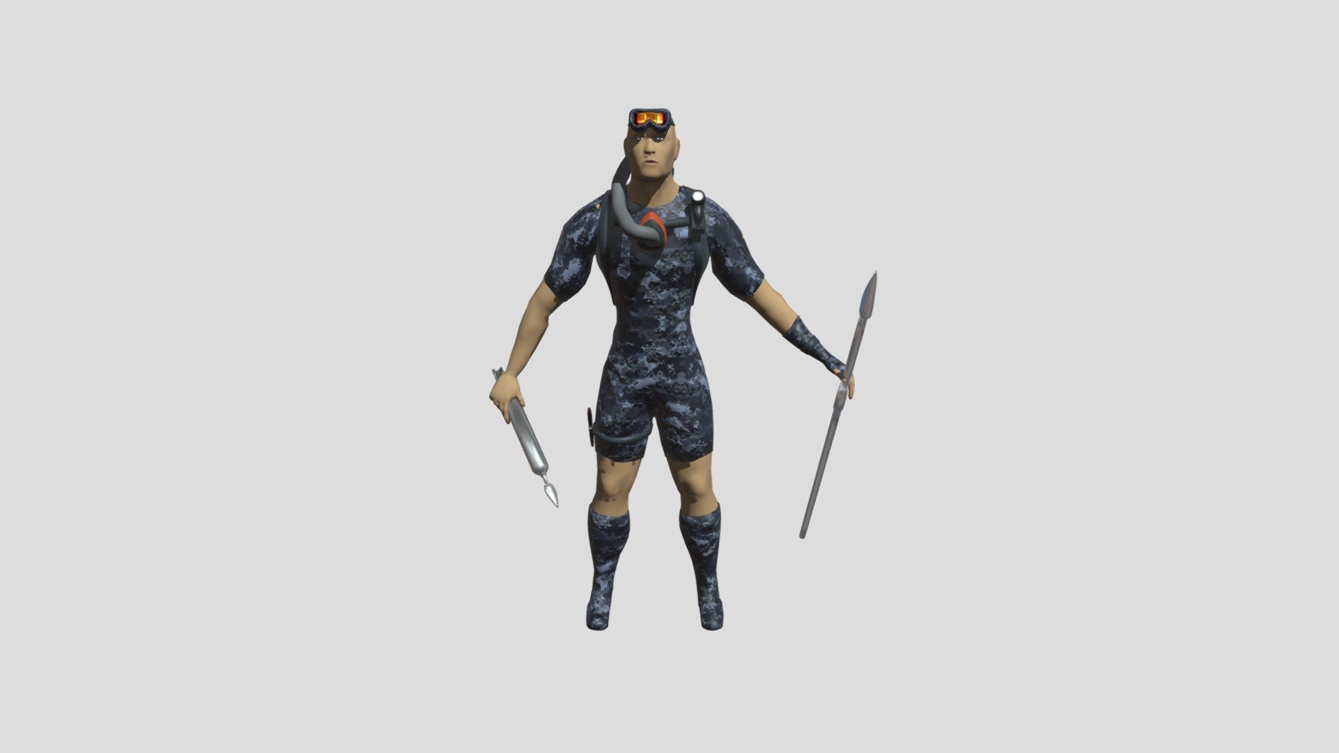 Nautical_Character (OBJ) - Download Free 3D model by RyanBurt [918ac57 ...