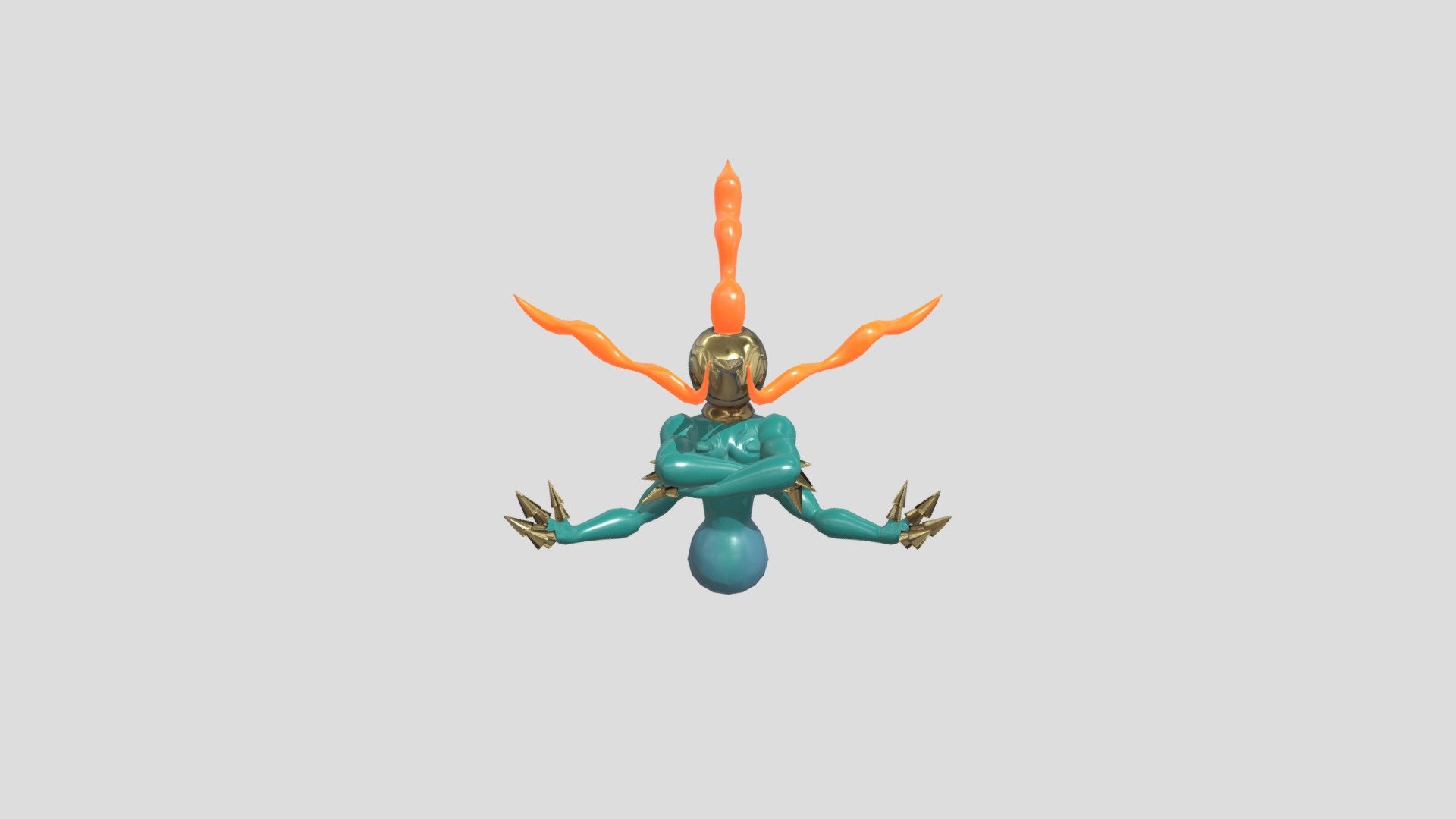 Djini Creature - 3D model by P.H. Silva (@phsilva) [918b1a3] - Sketchfab