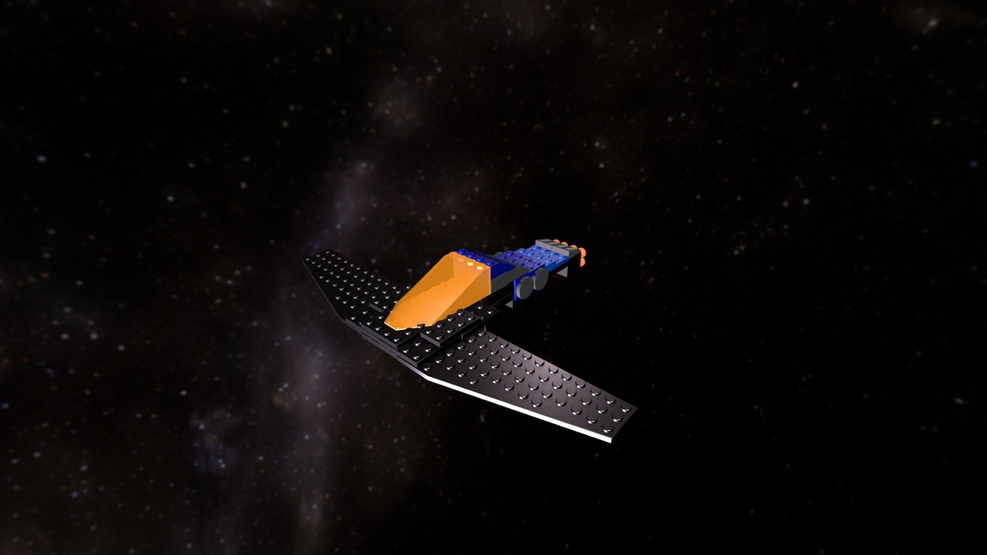 Lego Space Ship by Toby Porter - 3D model by tobyporter [918d2e7 ...