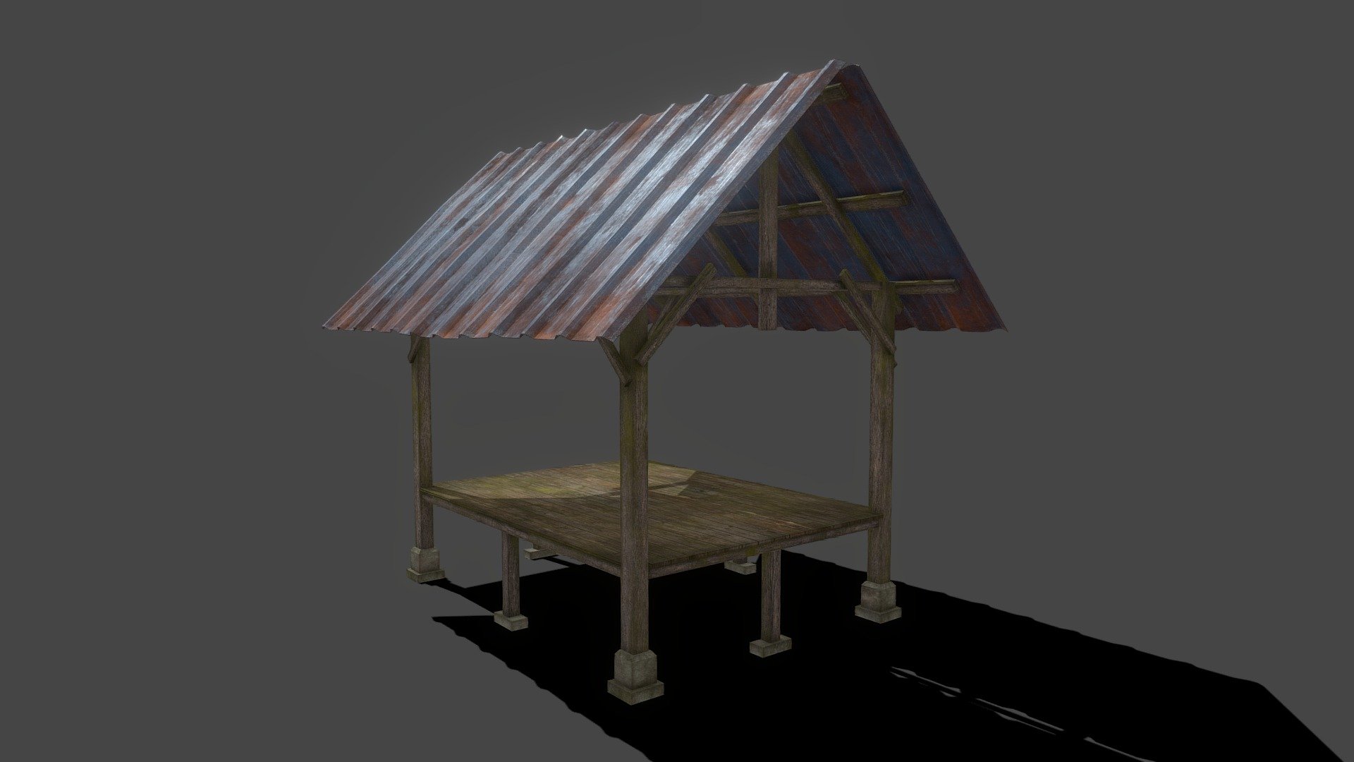 Wooden Hut - Buy Royalty Free 3D model by Ahmad Azizi (@azizi16 ...