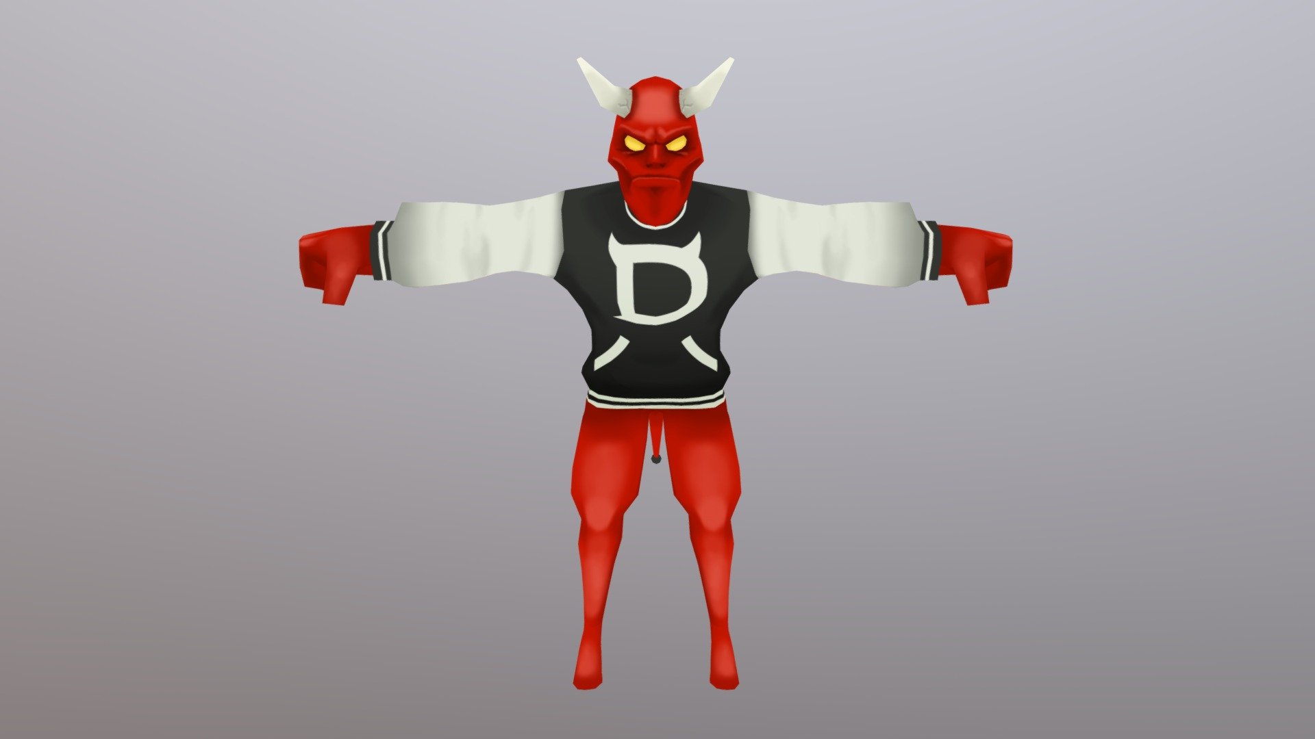 Demon Jock - 3D model by Henry Aung (@Henry_AIE) [918fa0e] - Sketchfab