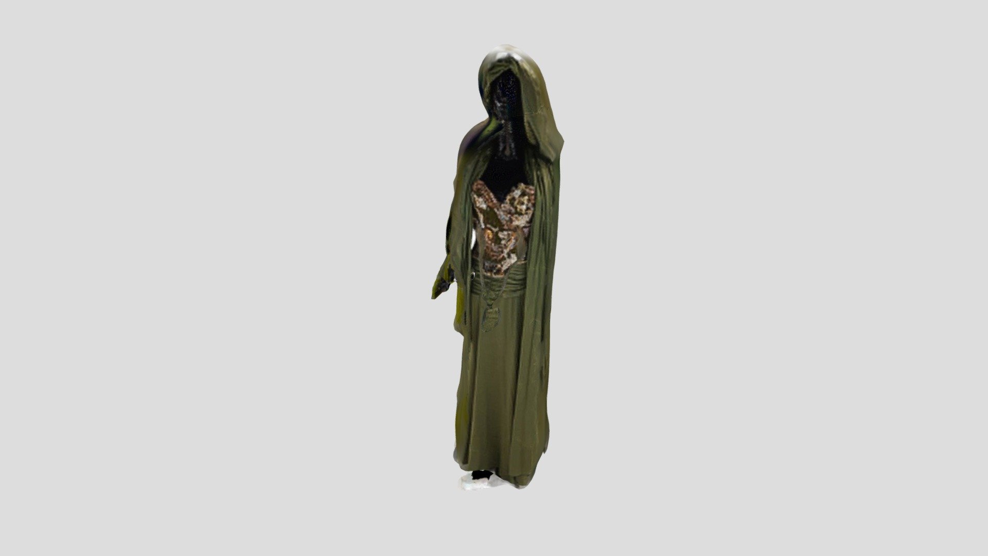 Mannequin dressed in green dress and hoodie A - Download Free 3D model ...