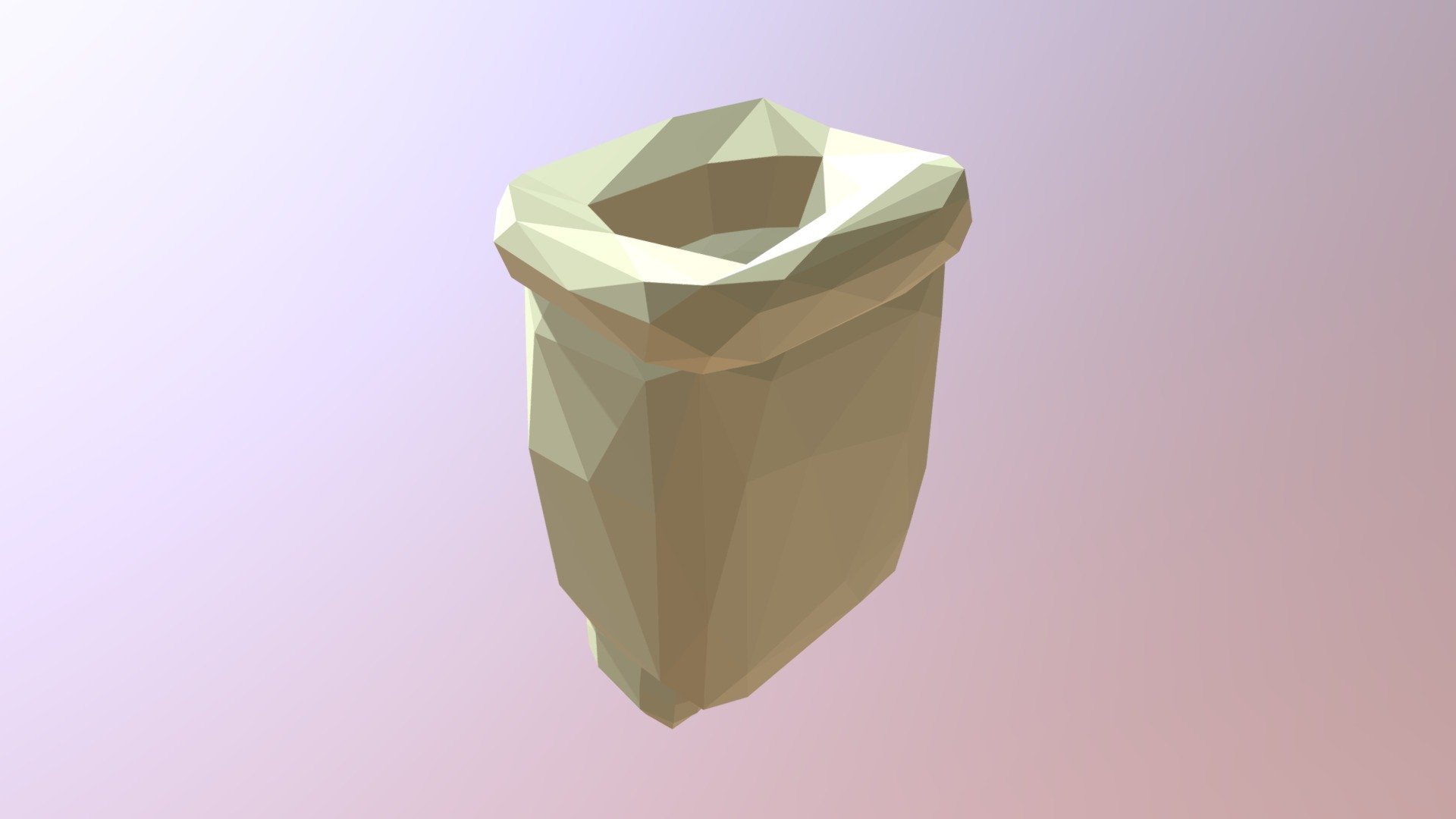 Sack Of Grain v2 - Low poly - Download Free 3D model by Patryk ...