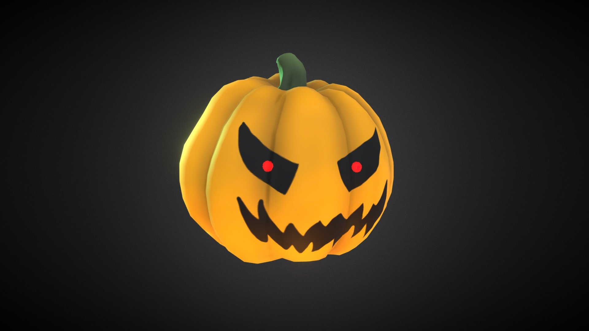 Stylized Halloween Pumpkin - 3D model by Mr.SeZam [9193174] - Sketchfab